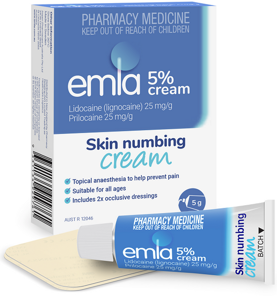 Emla Cream 5% 5g ASP – Baillie & Lewis Pharmacy