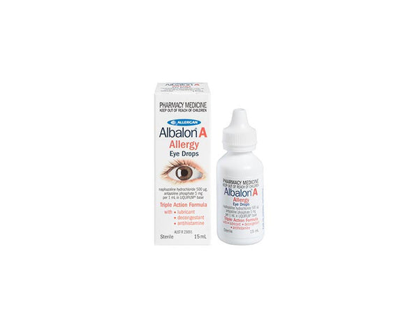Albalon A Allergy Eye Drops 15ml – Baillie & Lewis Pharmacy