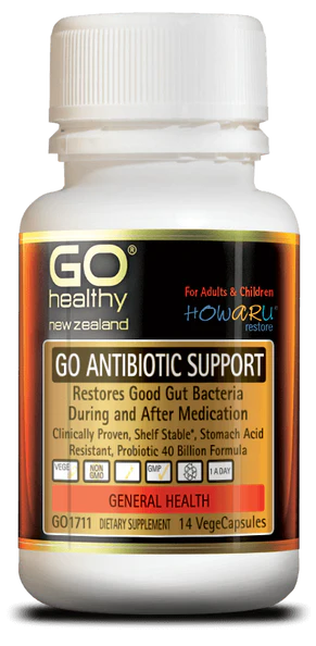 GO Antibiotic Sup. Probiotic 40B 14s – Baillie & Lewis Pharmacy