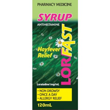 Lorfast Syrup 120ml – Baillie & Lewis Pharmacy