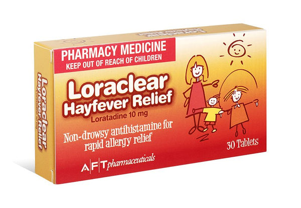 LORACLEAR Hayfever 10mg 30 tabs – Baillie & Lewis Pharmacy