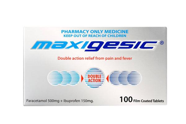 MAXIGESIC Pain Relief Tabs 100s – Baillie & Lewis Pharmacy