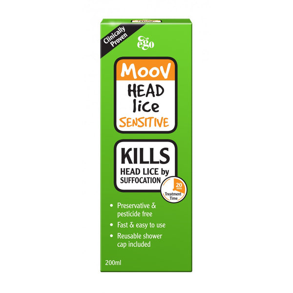 EGO Moov Head Lice Sol. Sensit 200ml – Baillie & Lewis Pharmacy